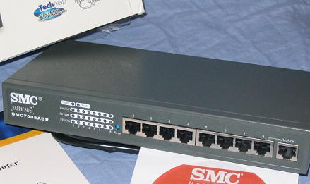 LIKE NEW SMC Barricade 7008ABR 10/100 Cable/DSL Router Print Server